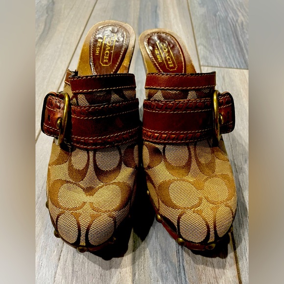 Shoes | Coach Mules Flawed | Poshmark